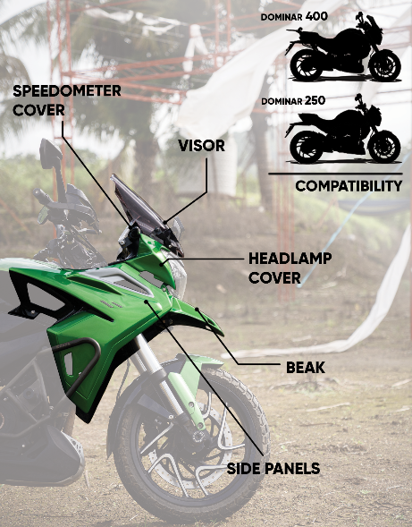 Dominar 250/400 | Xplorer Kit – Autologue Design